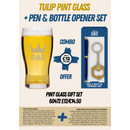 Pint Glass Gift Set